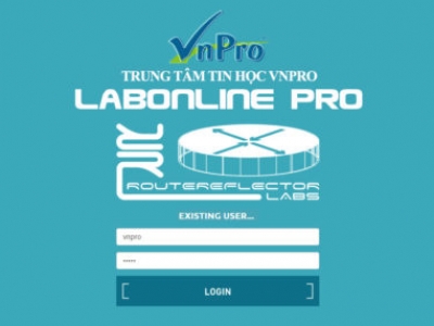 HƯỚNG DẪN SỬ DỤNG LAB ONLINE CỦA VNPRO